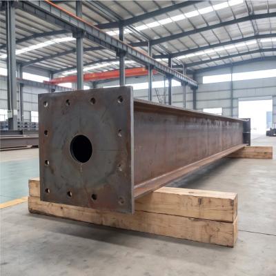 China Welded Box Structural Steel Columns, Cut & Machined Steel for Commercial Metal Constructions for sale