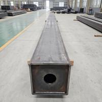 China Custom Fabricated Box Section Steel Columns Welded, Tested Steel for Power Plant Steel Structures for sale
