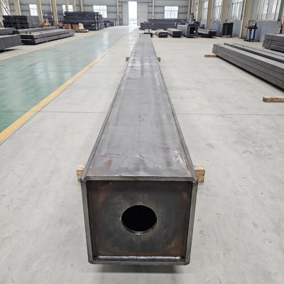 China Custom Fabricated Box Section Steel Columns Welded, Tested Steel for Power Plant Steel Structures for sale