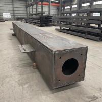 China Welded Box Columns of Carbon Steel, Shop Fabricated Steel with Connecting End Plates for sale