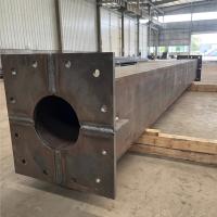 China Welded Steel Box Columns with Stiffeners, Custom Sized Steel for Heavy Machinery Base Supports for sale
