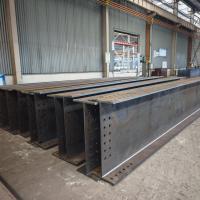 China Q355b Welded H-Beam, Prefabricated Steel H Beam for Factory & Hangar Structure for sale