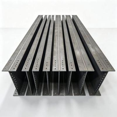China Precision Fabricated Welded H Section Beam, Heavy Load H Beam for Steel Bridge for sale