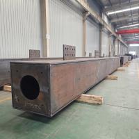 China Welded Box Steel Columns for Steel Structures, Low Deformation Steel for Long-Term Load Bearing Service for sale
