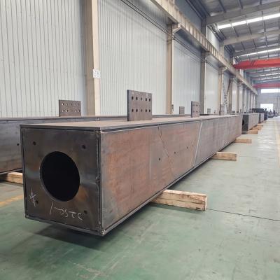 China Welded Box Steel Columns for Steel Structures, Low Deformation Steel for Long-Term Load Bearing Service for sale