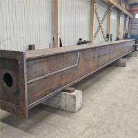 China Zhiming Customized Welded Steel Box Column with Shot Blast Cleaning for sale