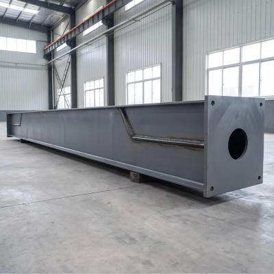 China Welded Rectangular Box Structural Steel Columns, Anti-Sway Steel for Tower Building Load Supports for sale