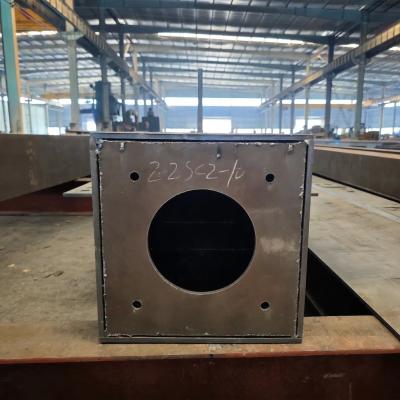 China Fabricated Welded Steel Box Columns, Stress-Relieved Steel for Heavy Industrial Furnace Supporting Frames for sale