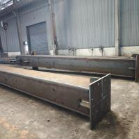 China Welded Carbon Steel Box Columns with End Plates, Tested Steel for Overhead Pipeline Support Frames for sale