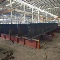 China Welded H-Beam Girder, Custom Fabricated Structural Steel Beam for Public Buildings for sale