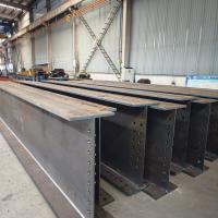 China Welded H-Beam Girder, Custom Fabricated Structural Steel Beam for Public Buildings for sale
