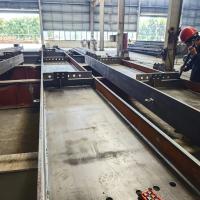 China Welded H Section Beam Equipped with Stiffeners, Steel H-Beam for Large Span Projects for sale