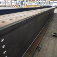 China Custom Fabricated Welded H-Beam, Load Bearing Steel Beam for Commercial Complex for sale
