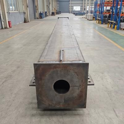 China Welded Steel Box Columns, Cut-to-Size Steel for Car Parking Multi-Storey Steel Structures for sale