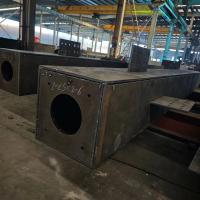 China Prefabricated Box Steel Columns Welded, Corrosion Resistant Optional Steel for Coastal Construction Projects for sale