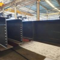 China Welded H-Beam Steel Beam, Shot Blasted & Painted for Export Steel Structure Projects for sale