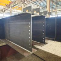 China Welded H-Beam Steel Beam, Shot Blasted & Painted for Export Steel Structure Projects for sale