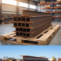 China Galvanizable Structural Steel H Sections Hot Rolled, Raw Steel for on-Site Fabrication for sale