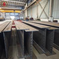 China Submerged Arc Welding SA2.5 Shot-Blast Treated Cost-Saving Fabricated H Beam for sale