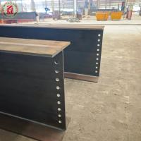China Customizable Shot Blasting Anti-Rust Paint Welded H Section Beam for sale
