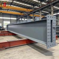 China Heavy Duty Steel Crane Beam, Welded Crane Girder for Factory Overhead Lifting for sale