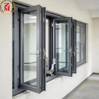 China Aluminum Sliding Window, 2 Track & 3 Track Aluminum Alloy Window for Apartment Building for sale