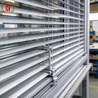 China Anti-Corrosion Aluminum Louver Window, Building Facade Sunshade Louver for sale