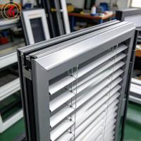 China Anti-Corrosion Aluminum Louver Window, Building Facade Sunshade Louver for sale