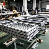China Anti-Corrosion Aluminum Louver Window, Building Facade Sunshade Louver for sale