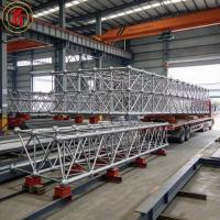 China Large Span Steel Space Grid, Prefabricated Steel Grid Structure for Stadium Roof for sale