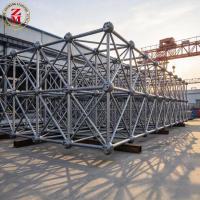China Large Span Steel Space Grid, Prefabricated Steel Grid Structure for Stadium Roof for sale