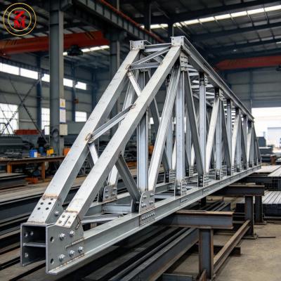 China Prefabricated Steel Roof Truss, High Strength Welded Steel Truss for Hangar & Stadium for sale