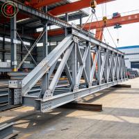China Prefabricated Steel Roof Truss, High Strength Welded Steel Truss for Hangar & Stadium for sale