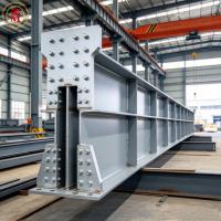 China Custom Fabricated Portal Frame Steel Components, Painted Steel Portal Frame for Factory for sale