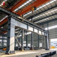 China Custom Fabricated Portal Frame Steel Components, Painted Steel Portal Frame for Factory for sale