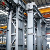 China Custom Fabricated Portal Frame Steel Components, Painted Steel Portal Frame for Factory for sale