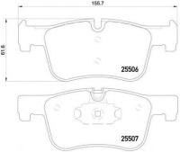 China 34116850568 BMW Brake Pad Easy Installation Auto Brake System Long Lasting for sale