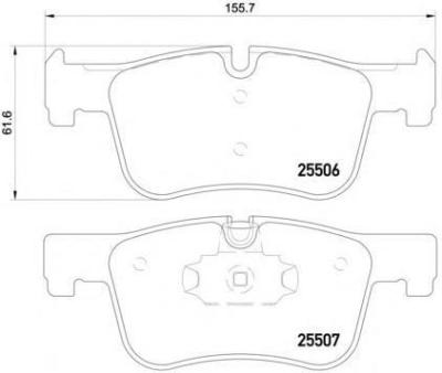 China 34116850568 BMW Brake Pad Easy Installation Auto Brake System Long Lasting for sale