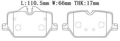 China 34206888835 BMW Brake Pad for sale