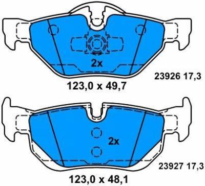 China High Strength 34216767150 BMW Brake Parts For BMW X1 E84 And 3 Touring E91 for sale