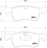 China 34116850567 Auto Brake Pad BMW 1 F20 Auto Brake System Corrosion Proof for sale