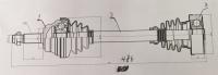 China YFKH0002 Transmission Parts Driveshaft for sale