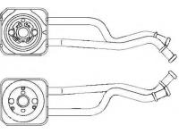 China 036117021G Engine Parts Oil Cooler for sale