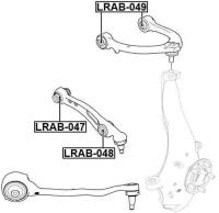 China LRAB049 Suspension Parts Control Arm Bushing for sale