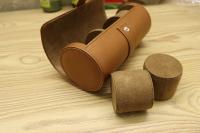China 3Pcs Watch Roll-Pu Leather Watch Roll Customized Logo Sample Time 5-7days for sale