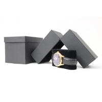 China Customized Logo PU Leather Watch Box with Velvet Lining and Cardboard Insert for sale