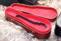 China Customized Logo Luxury Pu Leather Violin Watch Box for Your Watch Packaging 205*80*65mm for sale