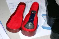 China Customized Logo Luxury Pu Leather Violin Watch Box for Your Watch Packaging 205*80*65mm for sale