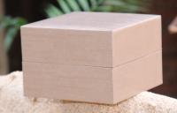 China Customized Logo and Color Gold Brushed Grain Watch Box 120*120*80mm for Your Standards for sale