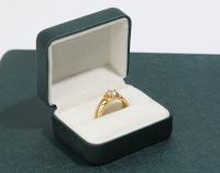 China Customized Logo Dark Green Jewelry Box with Elegant Design and Sample Time of 5-7 Days for sale